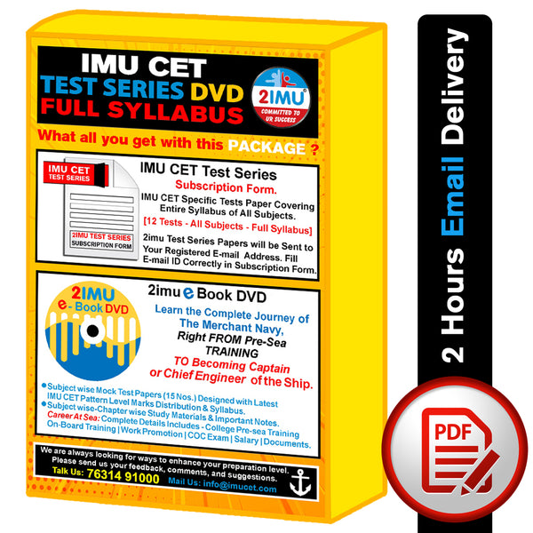 IMU CET Test Series 2026 : Covers All Subjects - Full Syllabus - 2imu ...