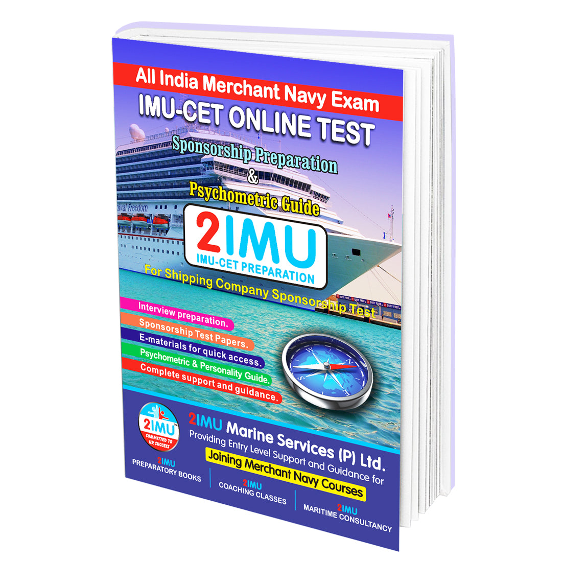 IMU CET Combo Pack (Sponsorship Guide + Question Bank) | 2IMU® Marine – imucetbooks.com
