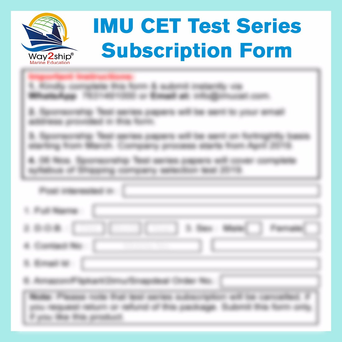 IMU CET 2025 Full Package | Best IMU CET Books 2025 | Way2ship® – imucetbooks.com